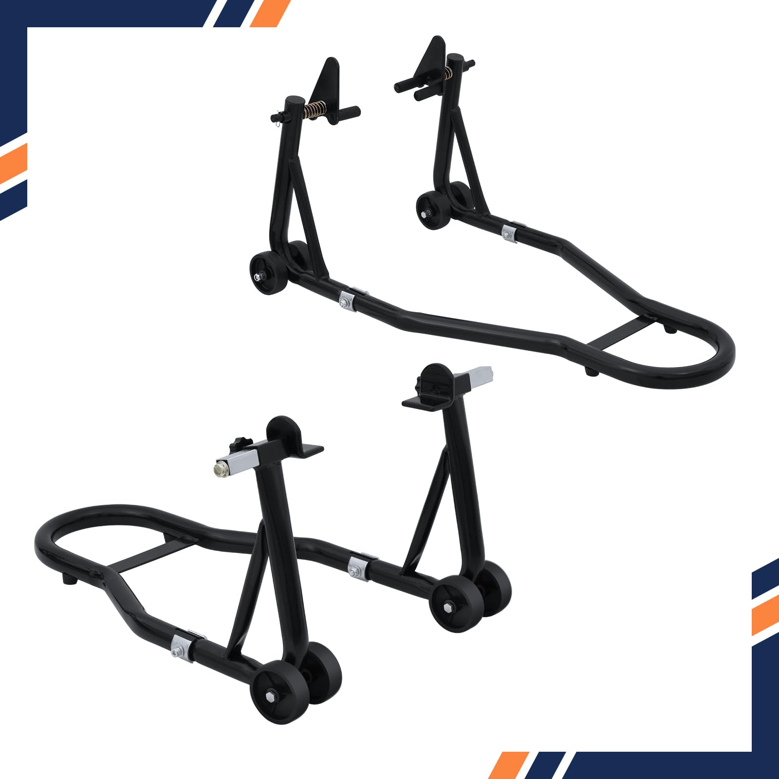 Amazon.com: Linoutx Motorcycle Stand Lift, 1100lbs Front and Rear Combo ...