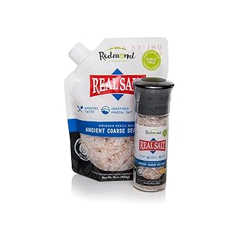 Amazon.com : Redmond Real Sea Salt - Natural Unrefined Gluten Free ...