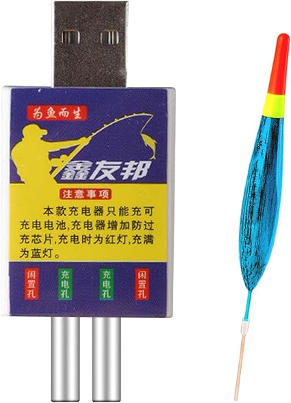 Amazon.com: CR425 Fishing Float Battery and Charger | Rechargeable for ...