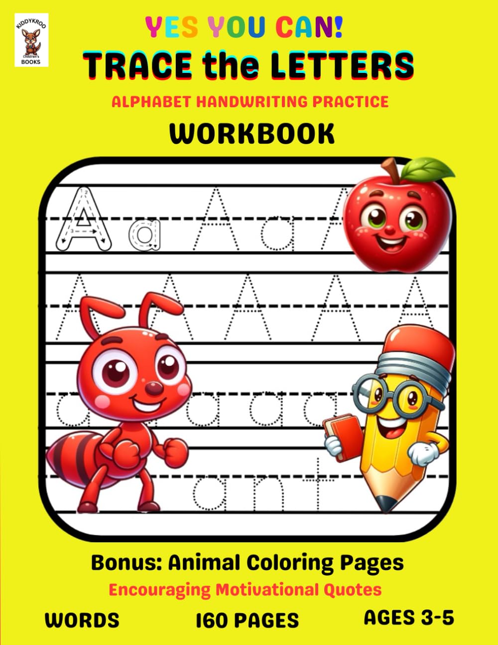 Amazon.com: YES YOU CAN! TRACE the LETTERS ALPHABET HANDWRITING ...