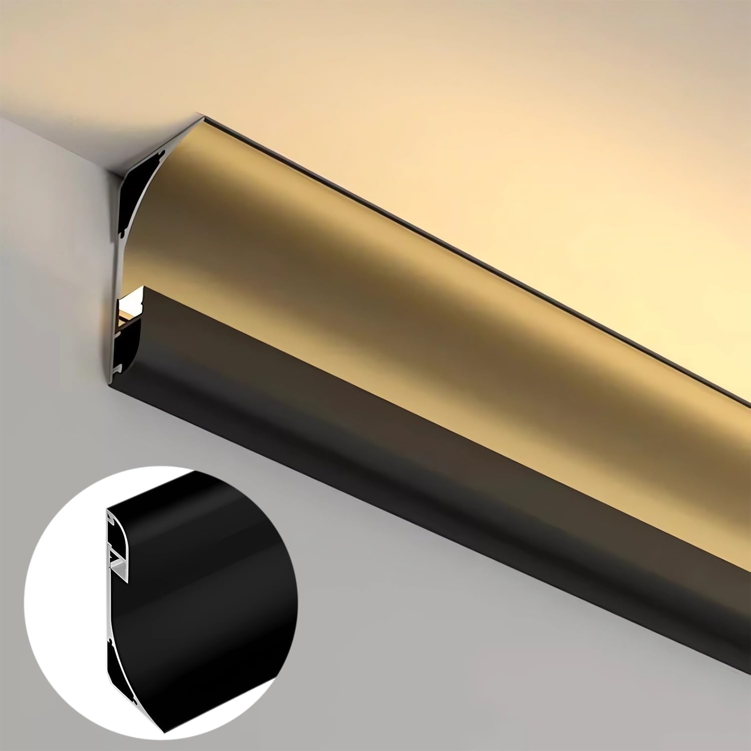 JARBIH 10PACK 1 Meter Led Aluminum Profile Light Linear, Led Channel ...