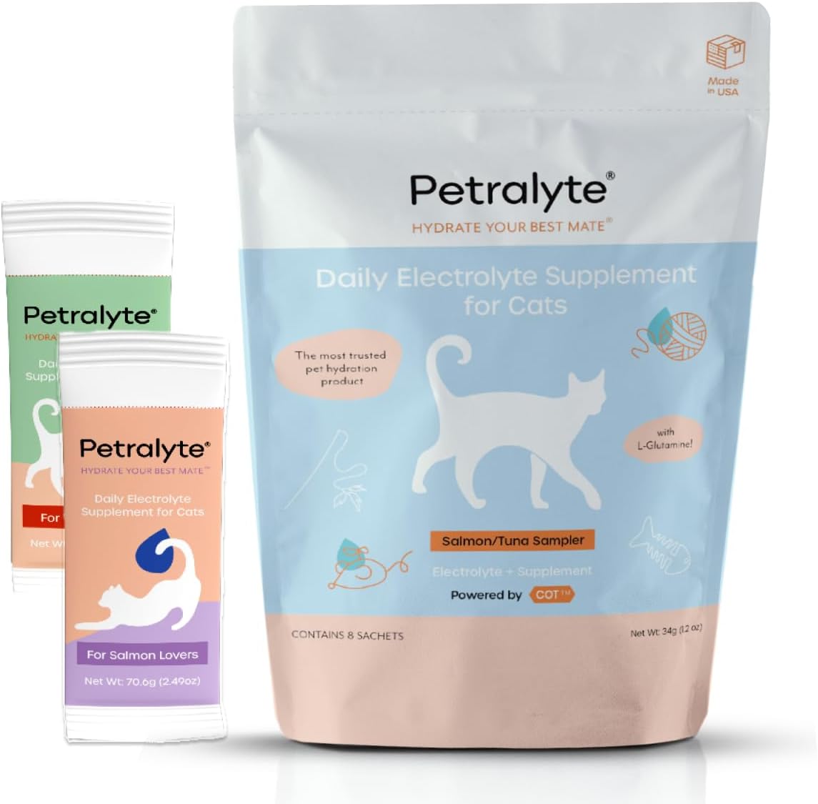 Amazon.com : Petralyte Cat Hydration Electrolyte and Cat Joint ...
