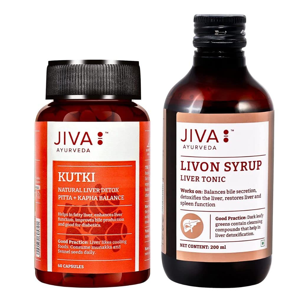 Buy Jiva Kutki Capsules 60 Tablets & Livon Syrup 200 ML For Men & Women ...