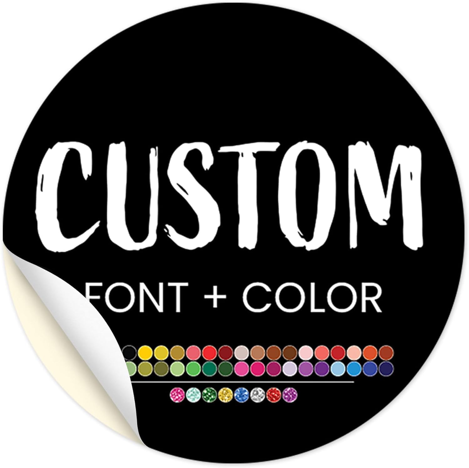 Amazon.com : Custom Stickers, Customized Business Text, Vinyl Product ...