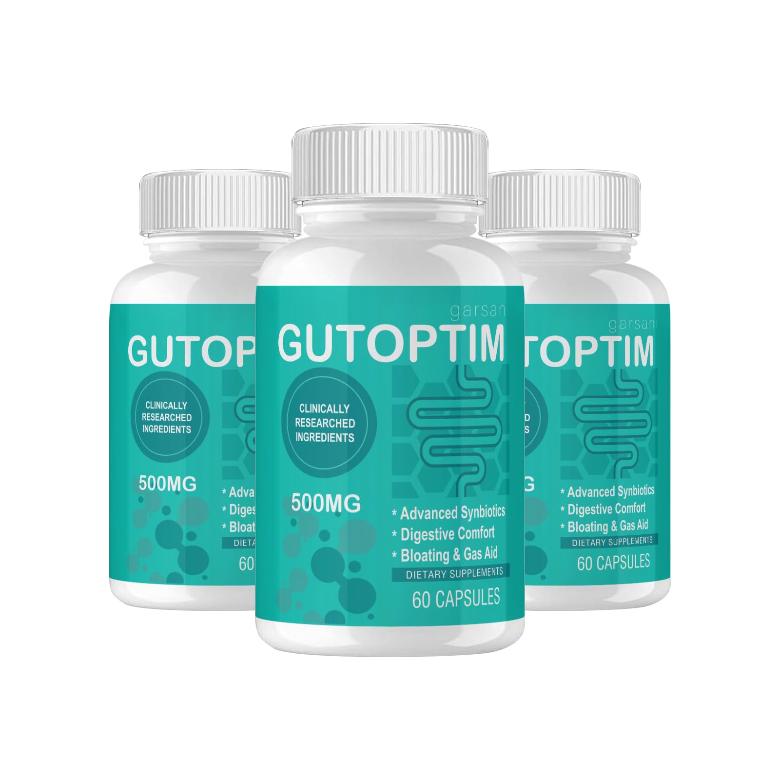 Amazon.com: Gutoptim - Gutoptim Advanced Capsules (3 Pack, 180 Capsules ...