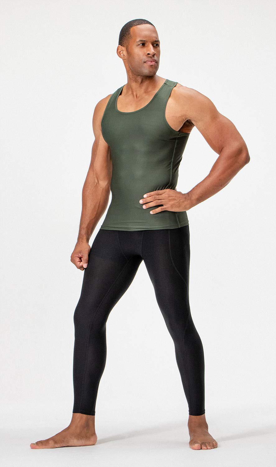 Snapklik.com : DEVOPS 3 Pack Mens Muscle Dry Fit Compression Tank Top