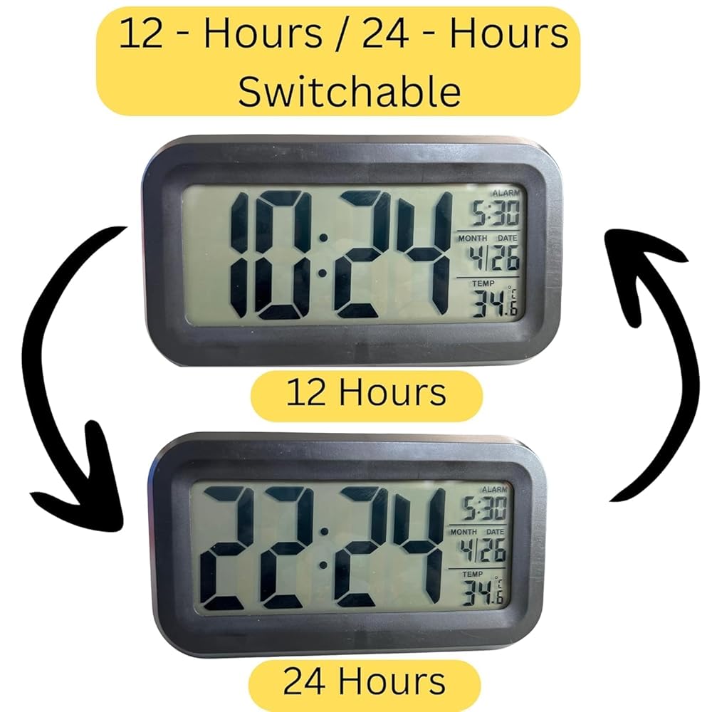 E-COSMOS Alarm Clock Digital Clock, Table Clock, Philippines | Ubuy