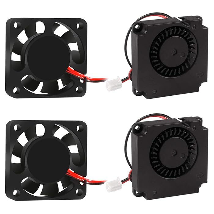 Buy 4PCS 3D Printer Brushless Cooling Fan 40x40x10mm DC24V Oil Bearing ...