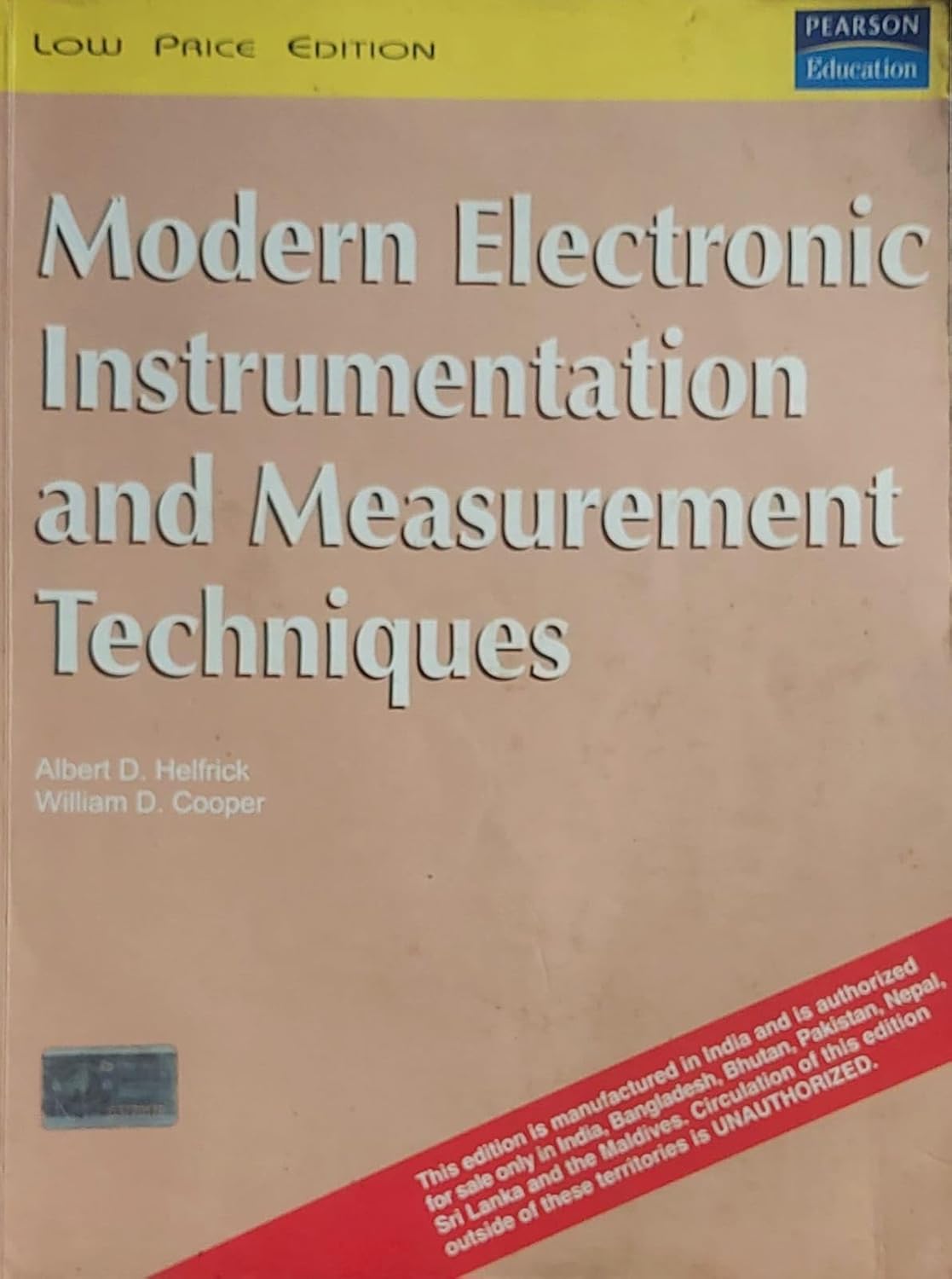 Buy (USED) MODERN ELECTRONIC INSTRUMENTATION AND MEASUREMENT TECHNIQUES ...