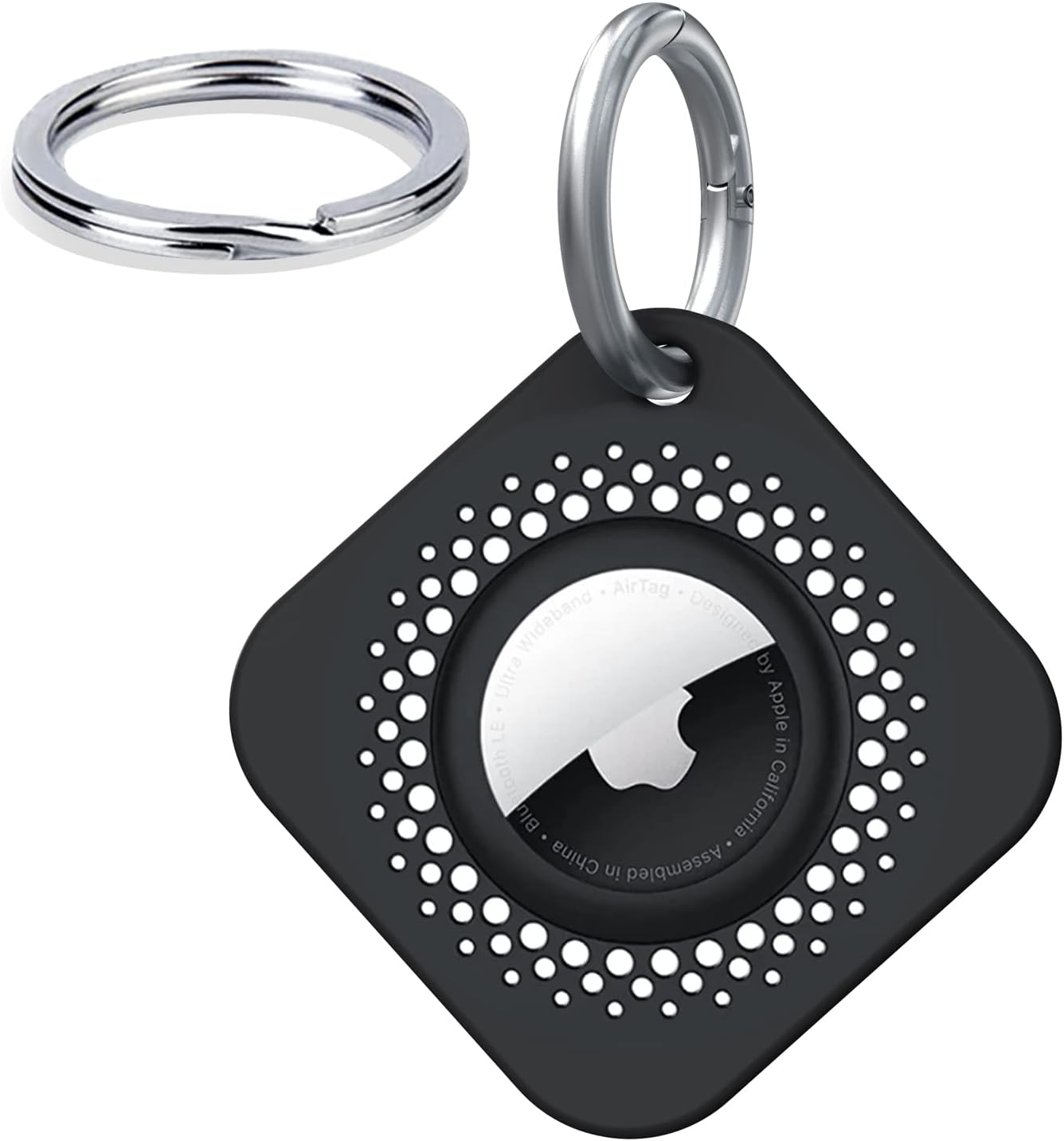 Airtag Keychain Holder for Apple Airtag, Anti Scratch Air-tag Holders ...