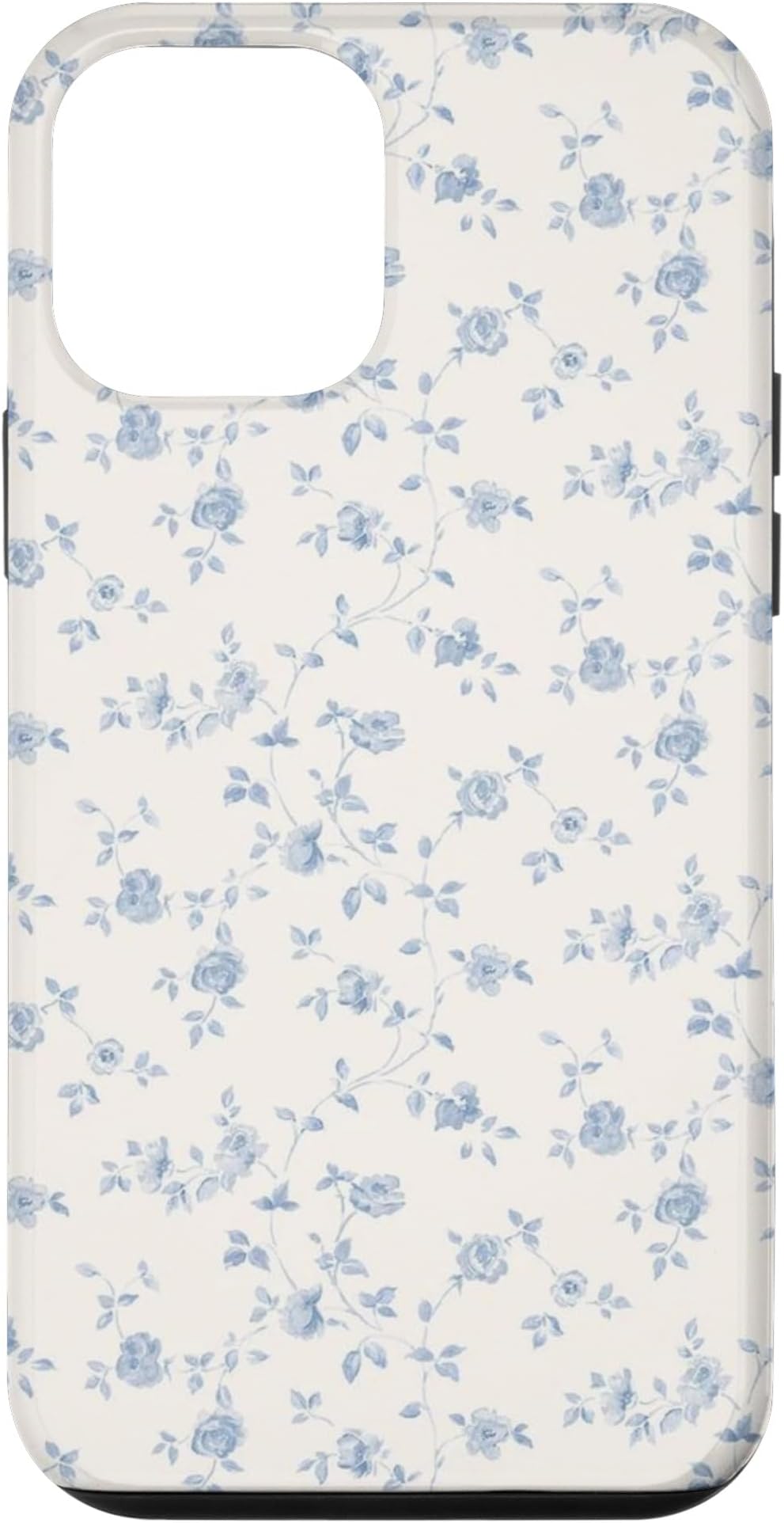 Amazon.com: iPhone 12 mini Blue Floral Aesthetic Coquette Soft Girly ...