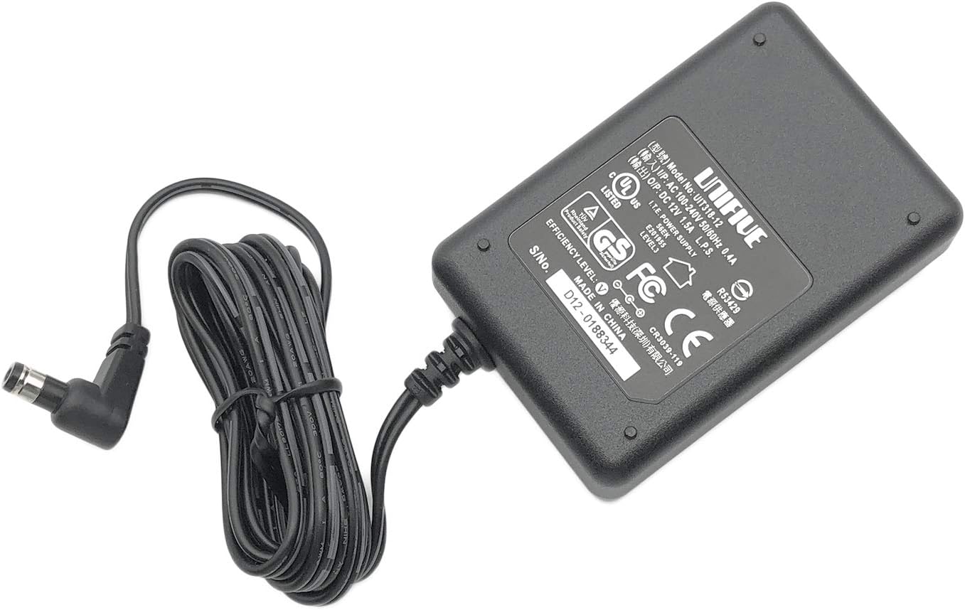 Amazon.com : Unifive UIT318-12 AC/DC Power Supply Adapter 12V 1.5A 18W ...