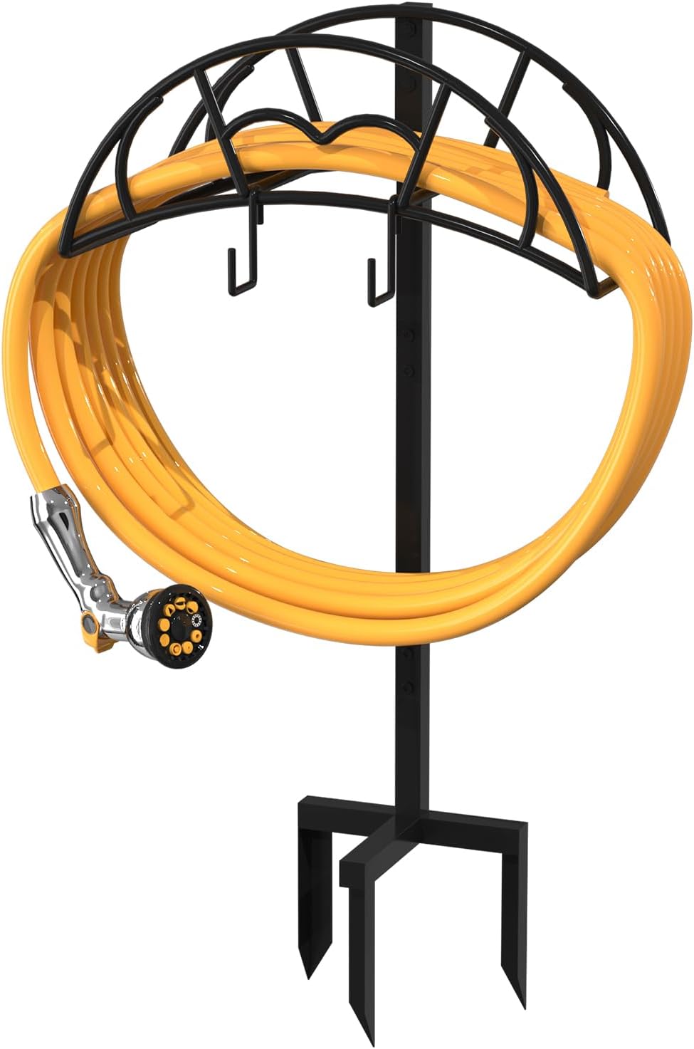 Amazon.com: GPMTER Heavy Duty Garden Hose Holder with 4 Spikes ...