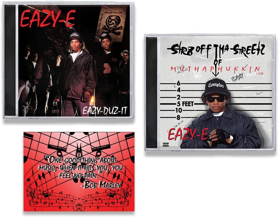 Eazy-E 90's CD Collection: (Eazy-Duz-It / Str8 Off Tha Streetz Of ...