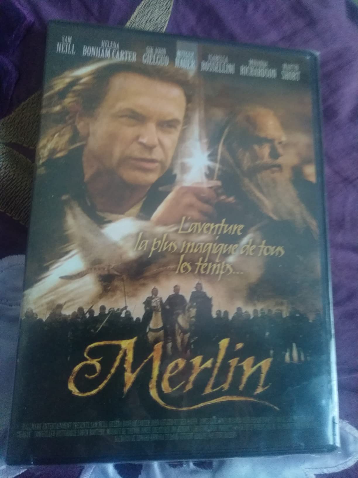 Merlin [VHS] : Neill, Sam, Barron, Steve, Neill, Sam: Amazon.fr: DVD et ...