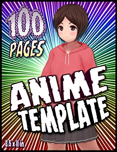 Anime Template: Create Your Anime in A Creative Blank Themed Anime ...