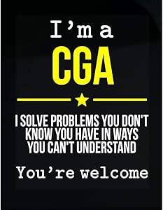 Amazon.com: I'm A CGA - Transparent Sticker : Tools & Home Improvement