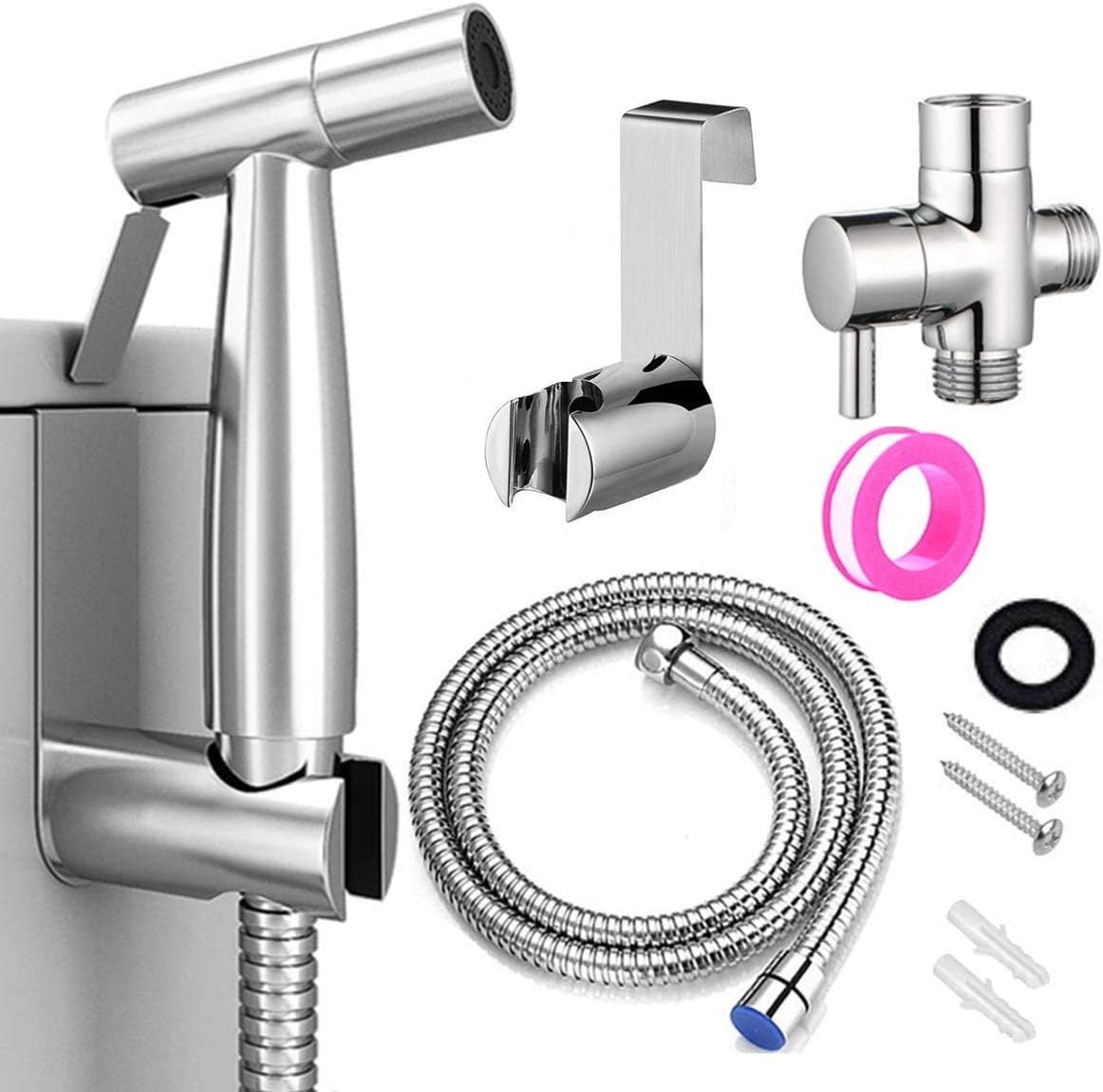 Handheld Bidet Sprayer for Toilet, High Pressure & Stainless Steel ...