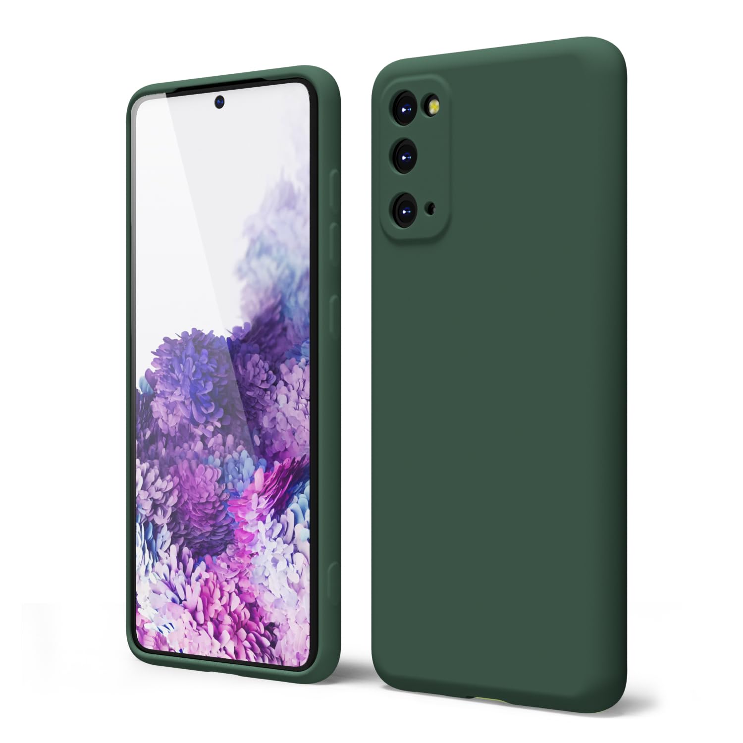 Amazon.com: oakxco for Samsung Galaxy S20 Phone Case Liquid Silicone ...