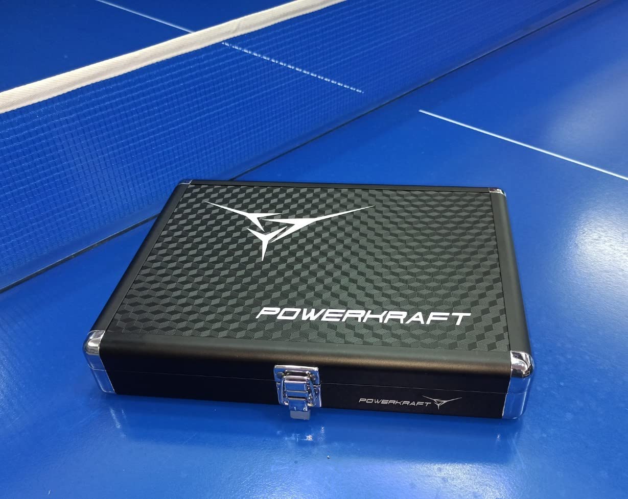Powerkraft Table Tennis Aluminium ABS Premium Racket case - BLACK ...
