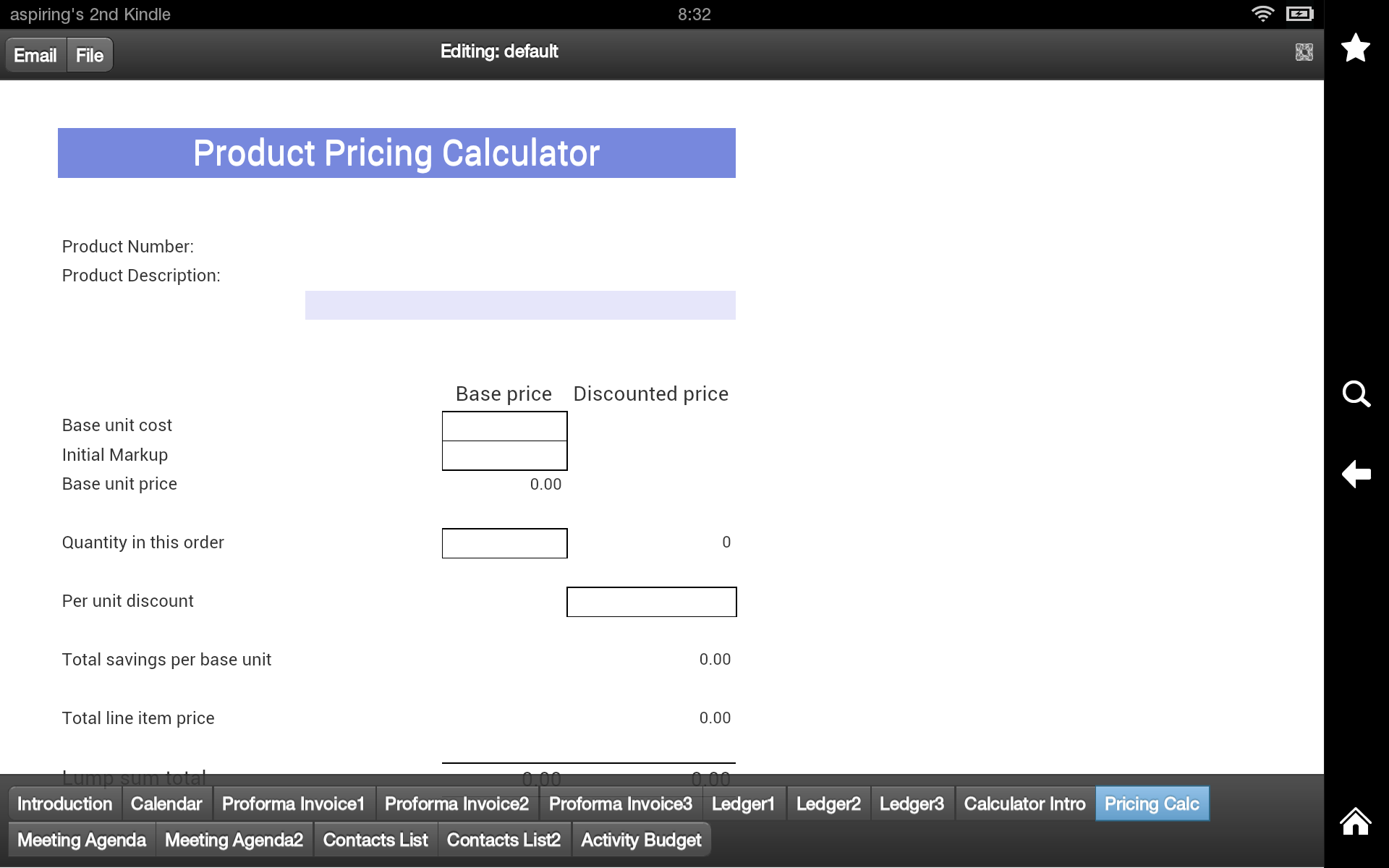 Proforma Invoice - App on Amazon Appstore