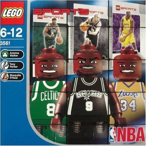 LEGO NBA 3561 - ANTOINE WALKER - TONY PARKER - SHAQUILLE O'NEAL ...