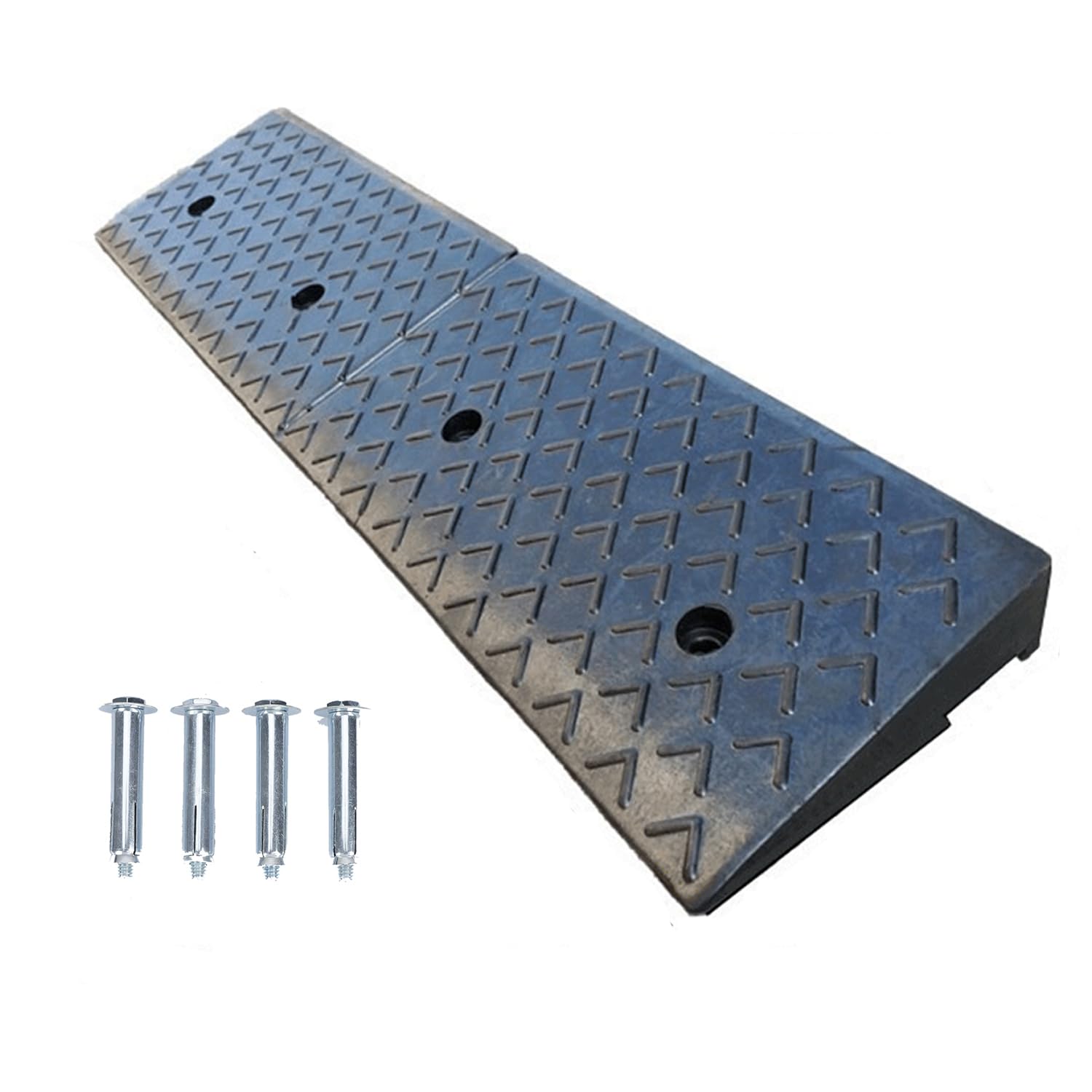 Snapklik.com : Rubber Curb Ramp, 2" Lift Height Curbside Ramp, Heavy ...