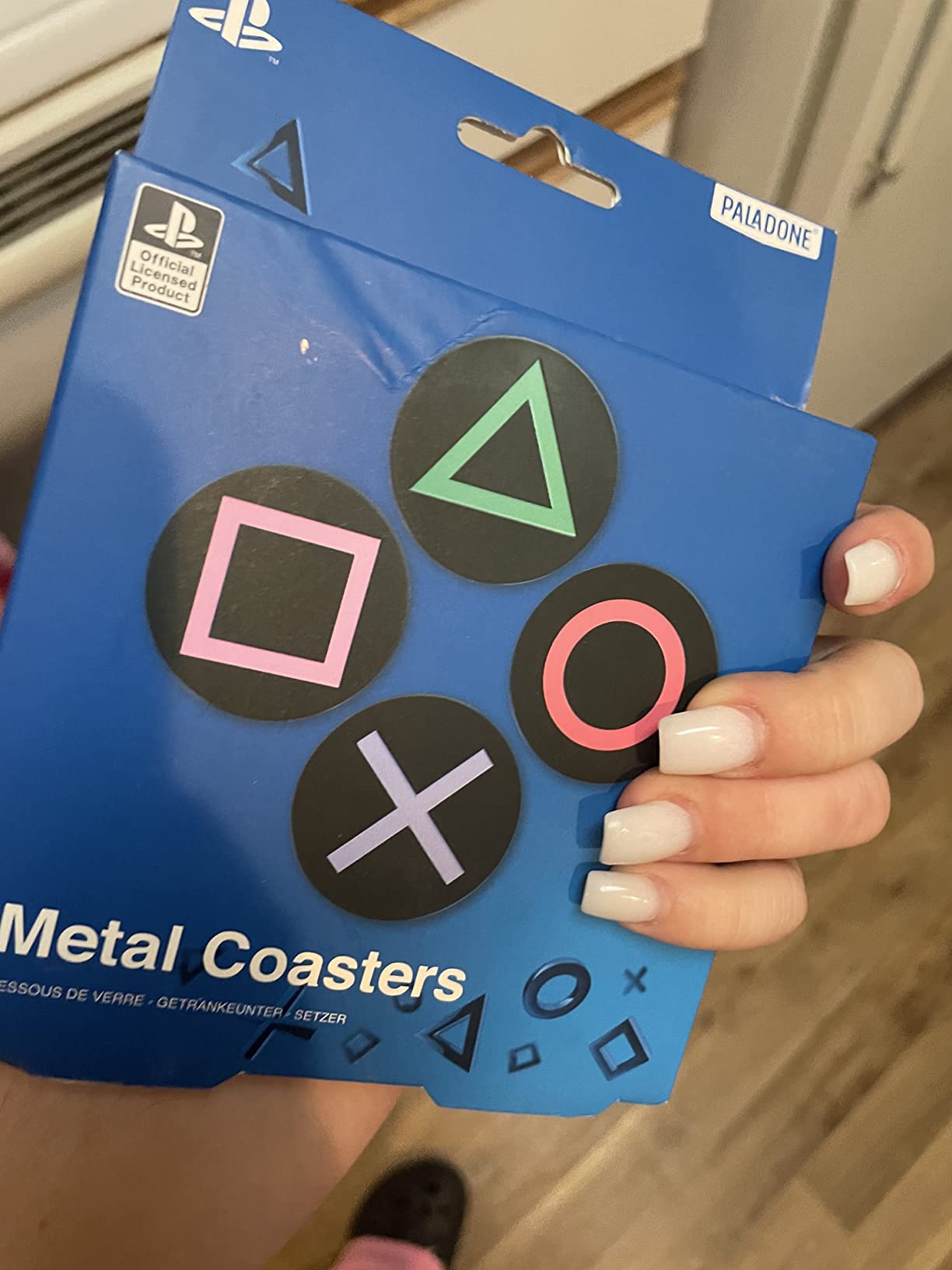 $2/mo - Finance Paladone PlayStation Metal Drink Coasters - Set of Four ...