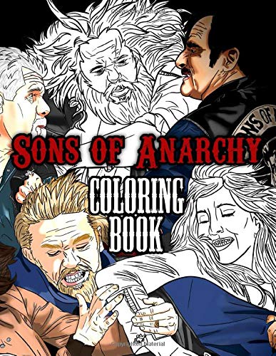 Sons Of Anarchy coloring book: American Action Crime Drama Television ...