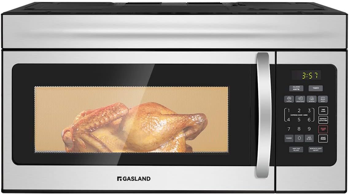 Amazon.com: SAMSUNG 1.1 Cu Ft Smart SLIM Over the Range Microwave Oven ...