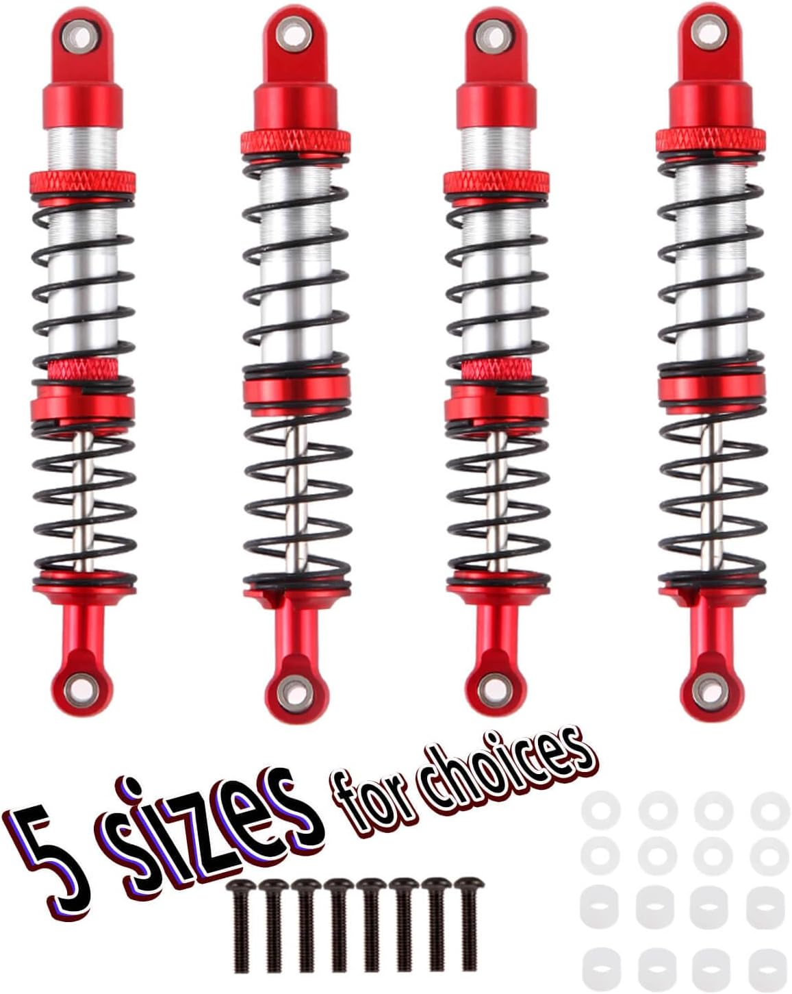 Amazon.com: hopsupRC 90mm RC Shocks Absorber Upgrades for 1/10 RC Hobby ...