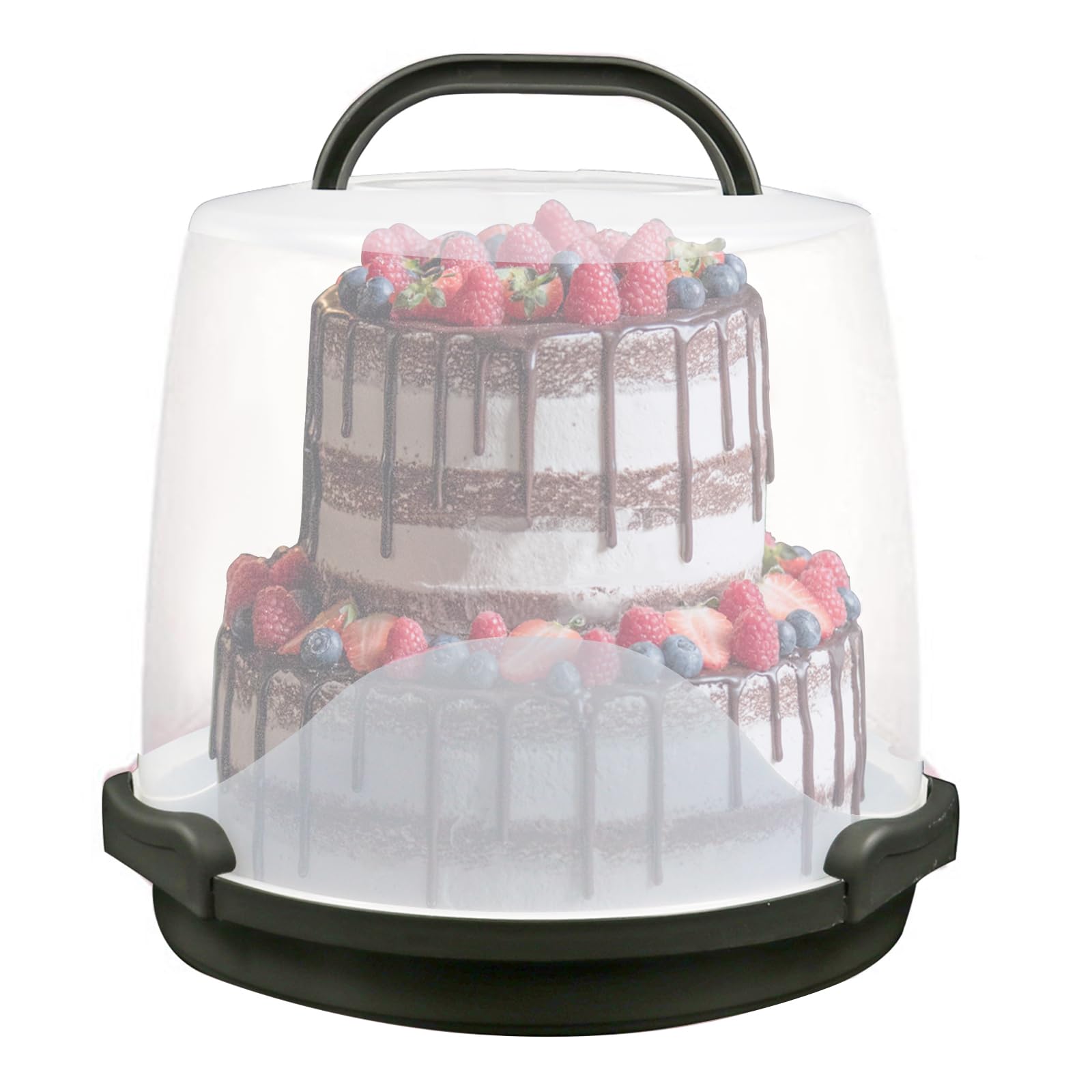 Amazon.com: FEOOWV 3-Tier Cupcake Carrier,Cupcake Holder with Lid and ...