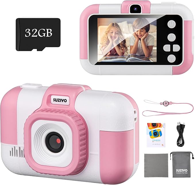 Amazon.com: Kids Camera, SUZIYO Children Digital Selfie Video Camcorder ...