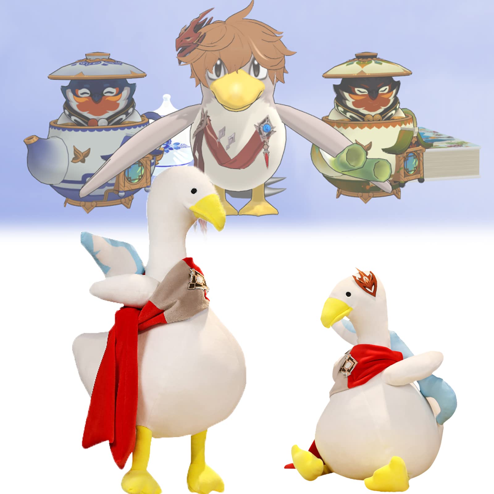 Buy Genshin Duck Plush, Genshin Tartaglia Plush, Genshin Impact Plush ...
