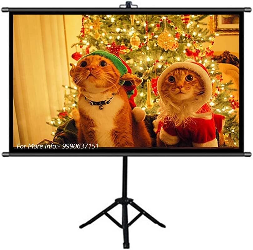 Ziozy 84 inch magicview Series Projector Screen with Tripod Stand 4:3 ...