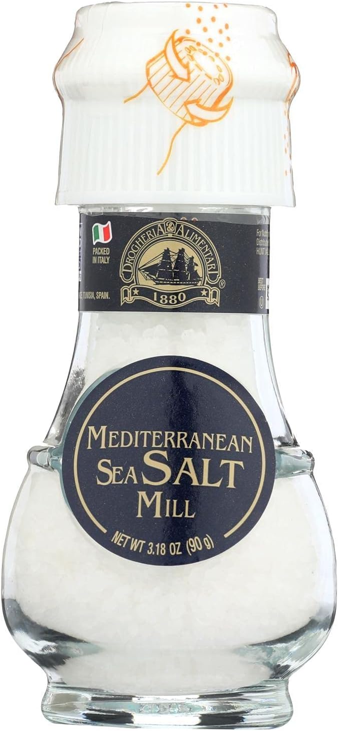 Amazon.com: Drogheria and Alimentari Mill Mediterranean Salt (Pack of 6 ...
