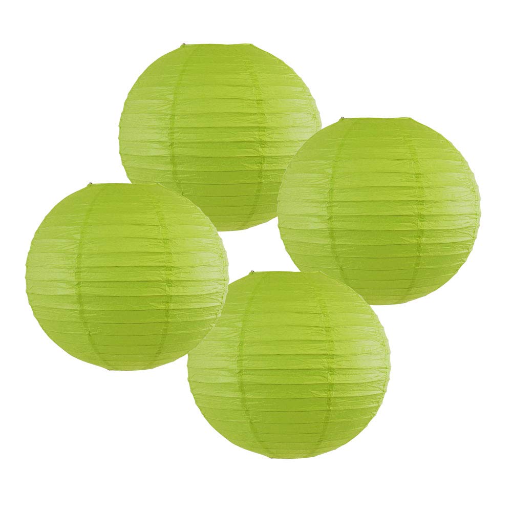 Buy Just Artifacts 14 Inch Light Green Paper Lanterns Set Of 4 buy-just-artifacts-14-inch-light-green-paper-lanterns-set-of-4