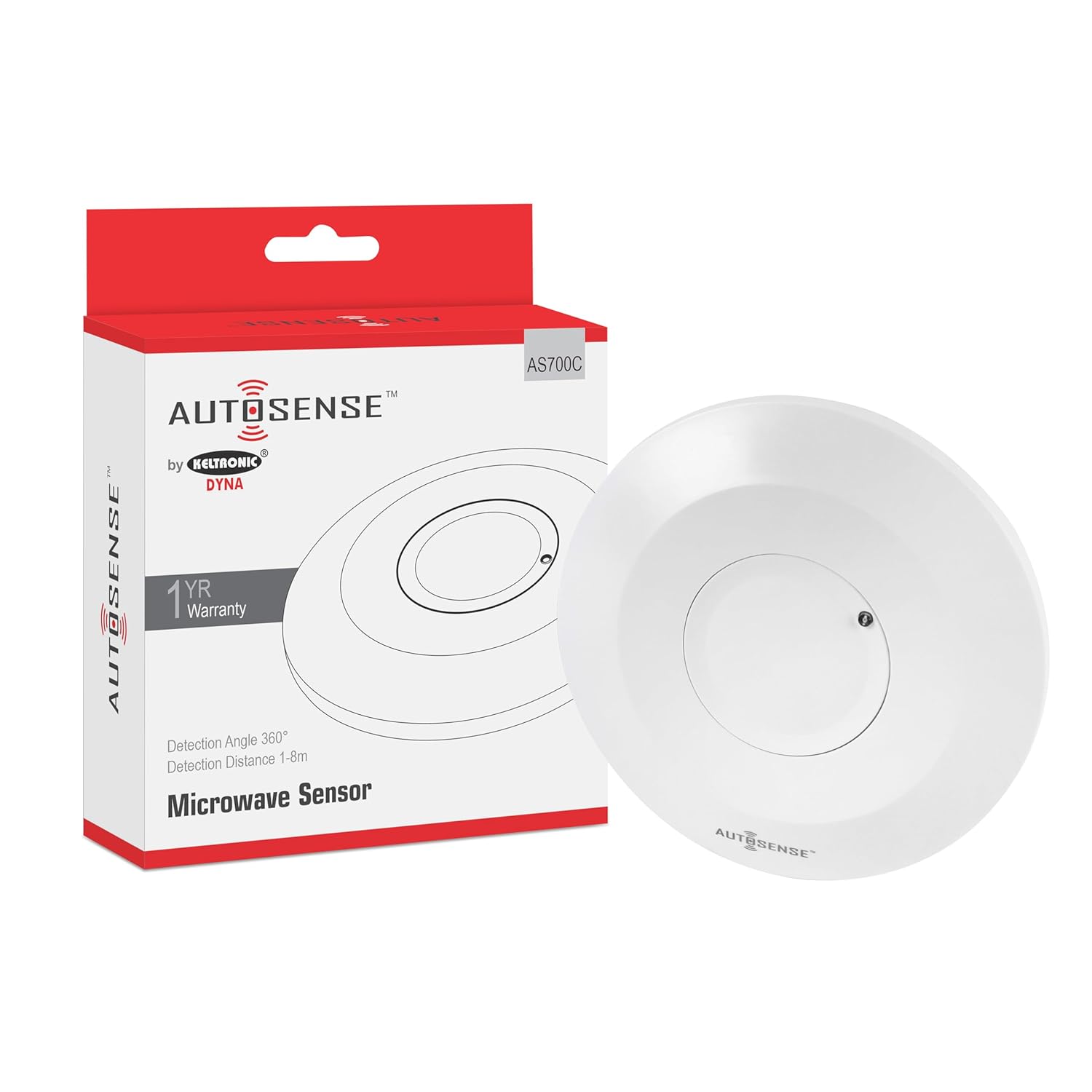 AUTOSENSE (AS700C): 360 Degree Microwave Sensor Light Switch Occupancy ...