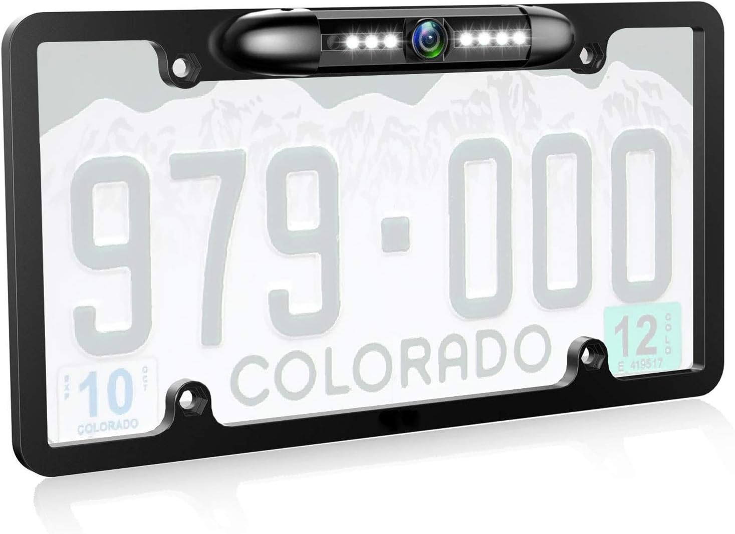 Amazon.com: JPP License Plate Backup HD Camera, Rear View Camera 170 ...