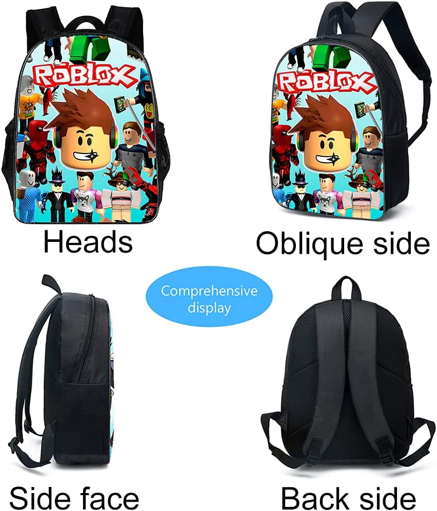 Roblox Backpacks Game Kids School Backpack Roblox School Bag 3D Printed ...