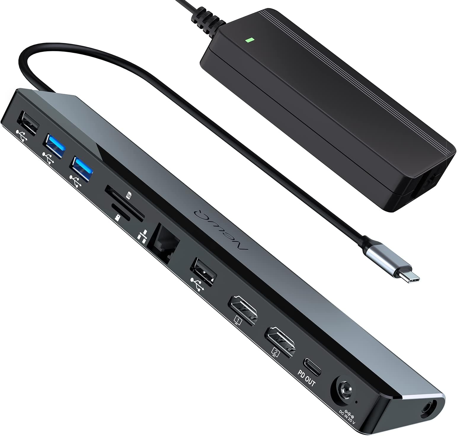 Amazon.com: Dell TB16 Thunderbolt 3 (USB-C) Docking Station with 180W ...