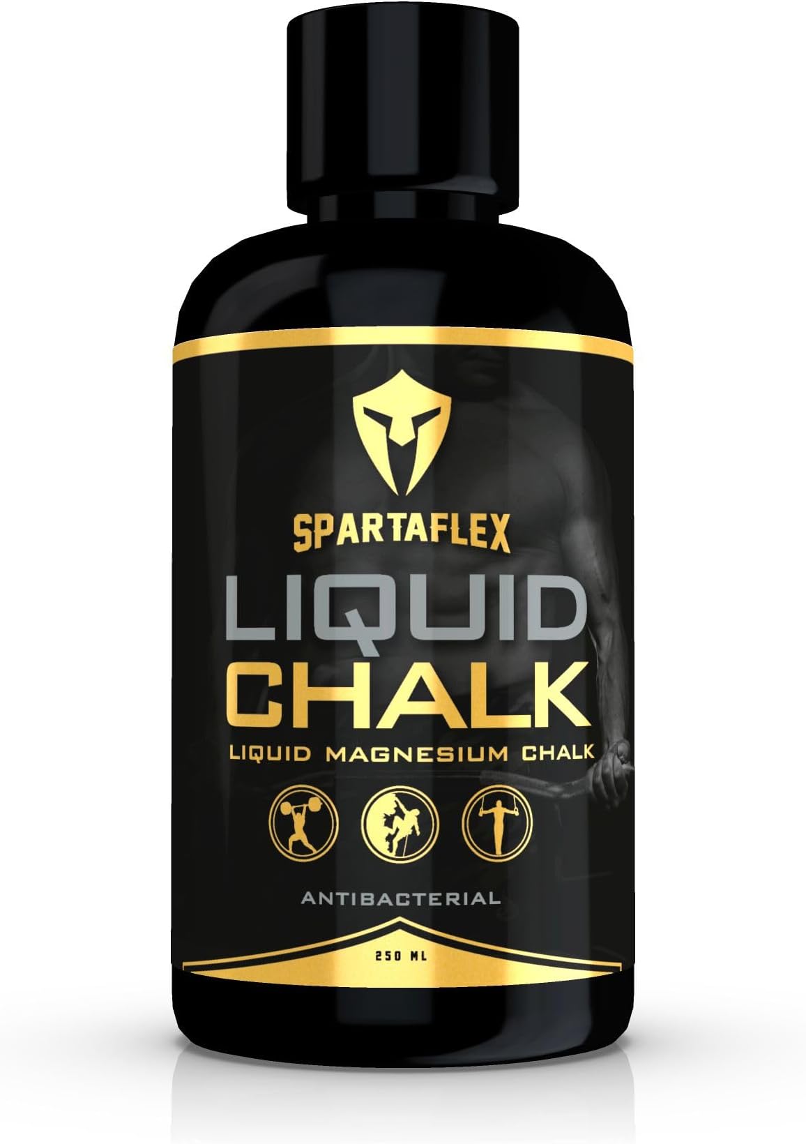 SpartaFlex 250ml Pro Liquid Chalk for Weightlifting Chalk, Rock ...