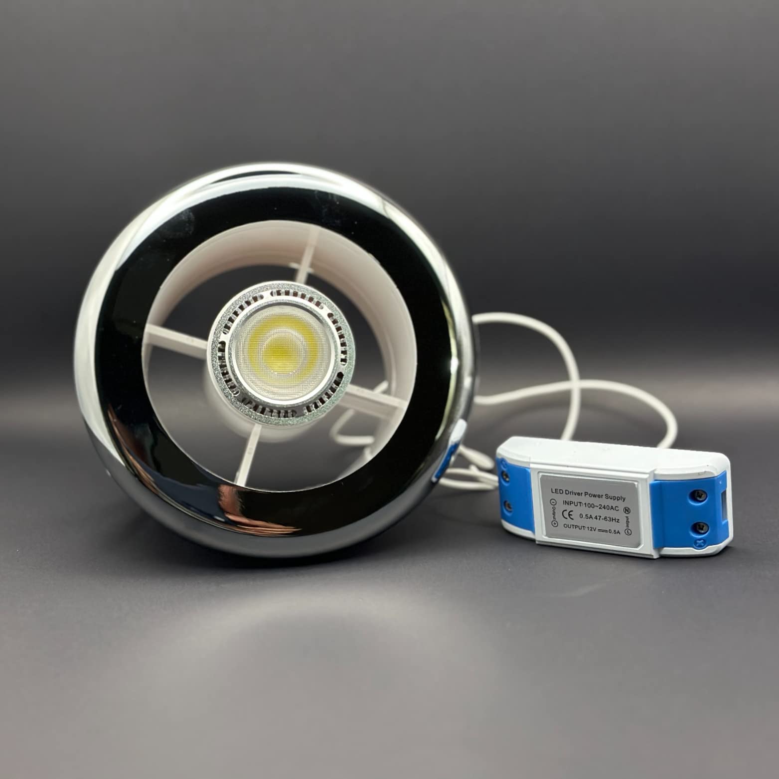 AirTech- UK Air Vent with LED Light and Transformer 4 inches 3W with ...