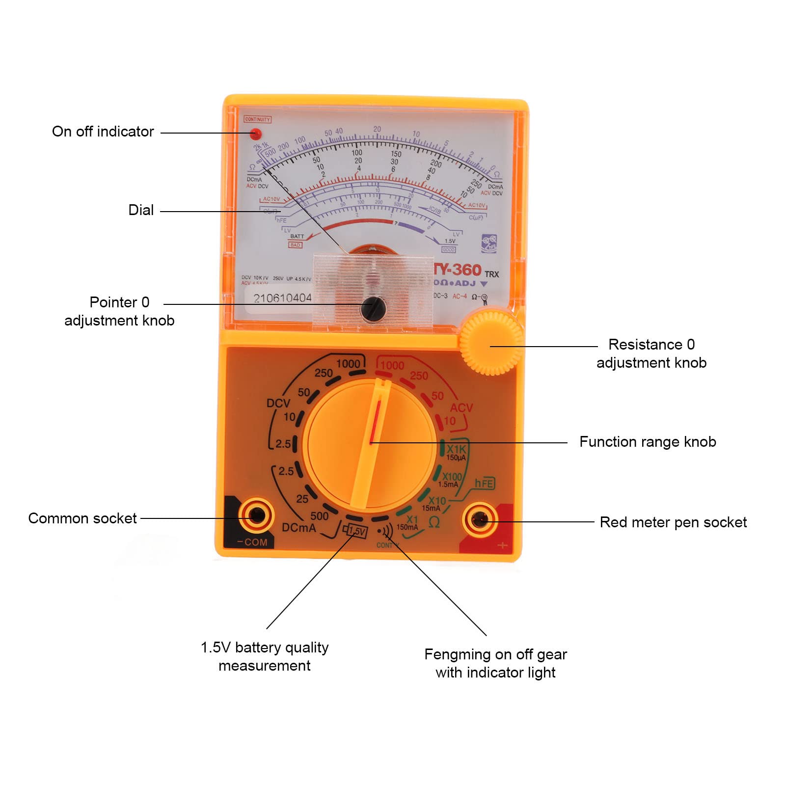Analog Multimeter Parts