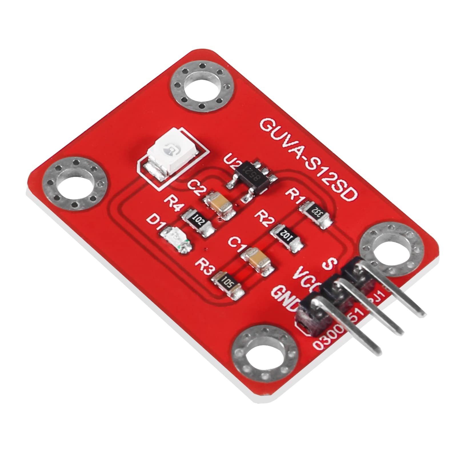 Snapklik.com : 4pcs UV Sensor 240-370nm GUVA-S12SD Pin Header Interface ...