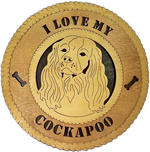 Amazon.com: DC Crystal Laser Engraved, Personalized WT184 Cockapoo Wall ...