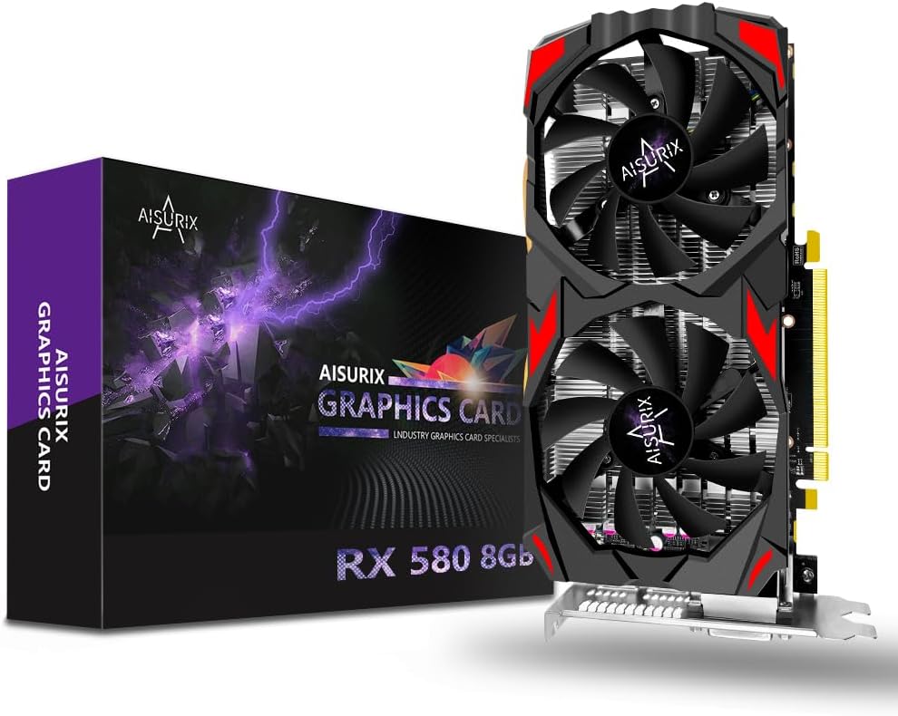 Amazon.com: Kelinx AISURIX RX 580 Graphics Card, 2048SP, Real 8GB ...