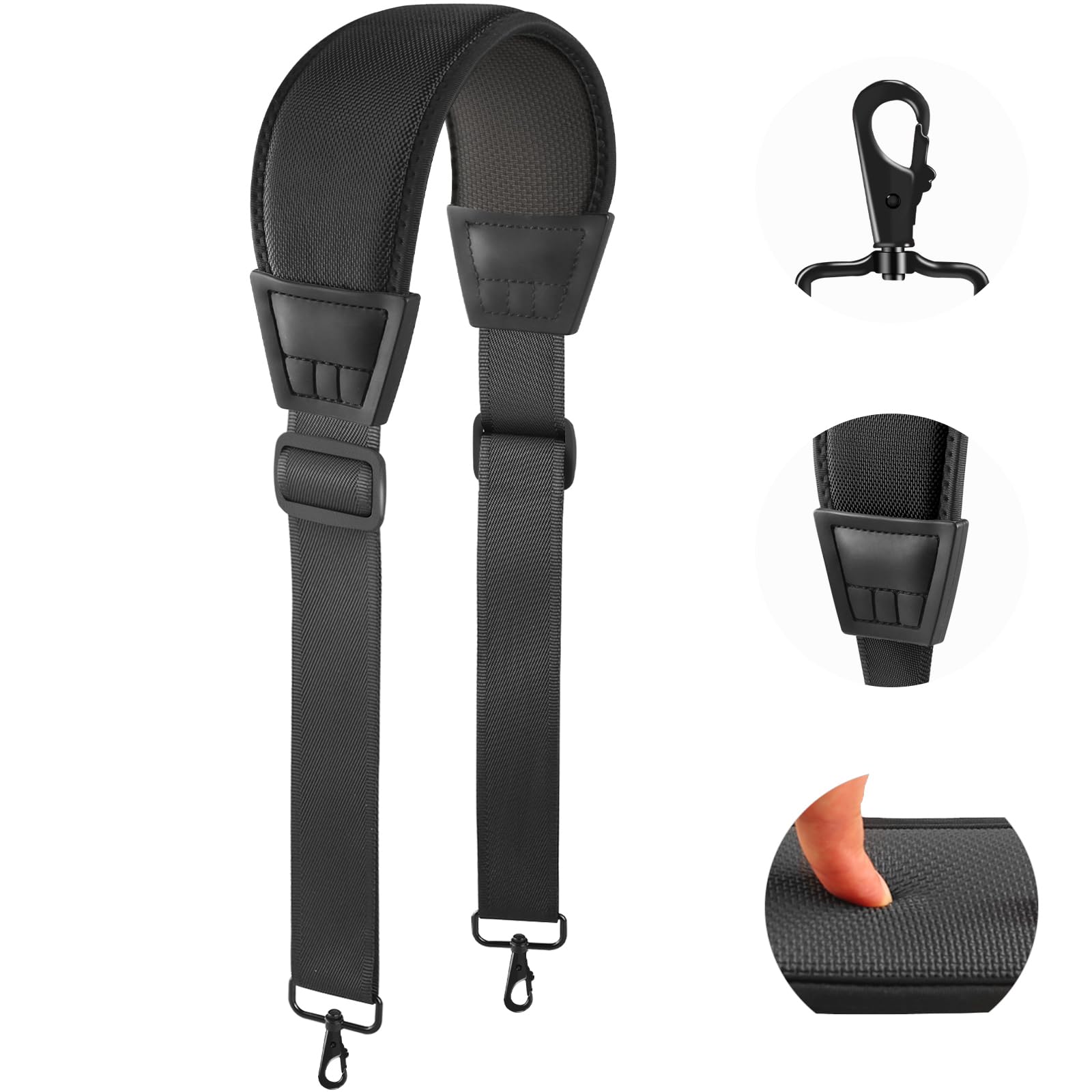 Amazon.com: FIEIL 58" Universal Shoulder Strap, Neoprene Thick Padded ...