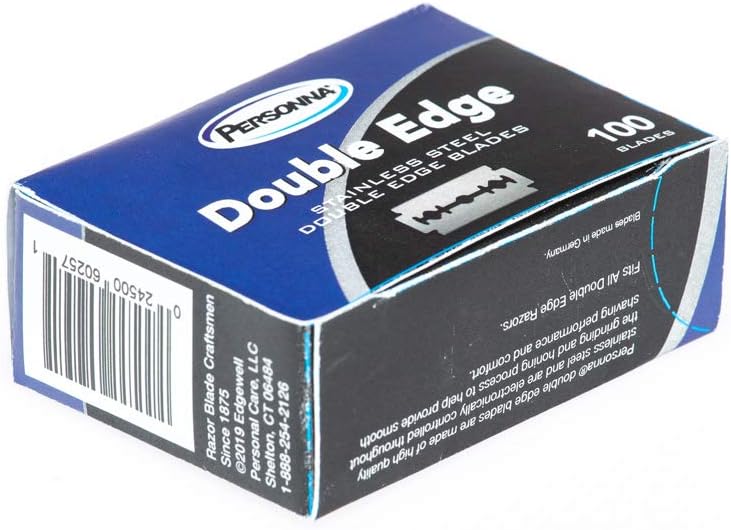 Amazon.com: Personna DE Double Edge Razor Blades, 100 Count : Beauty ...