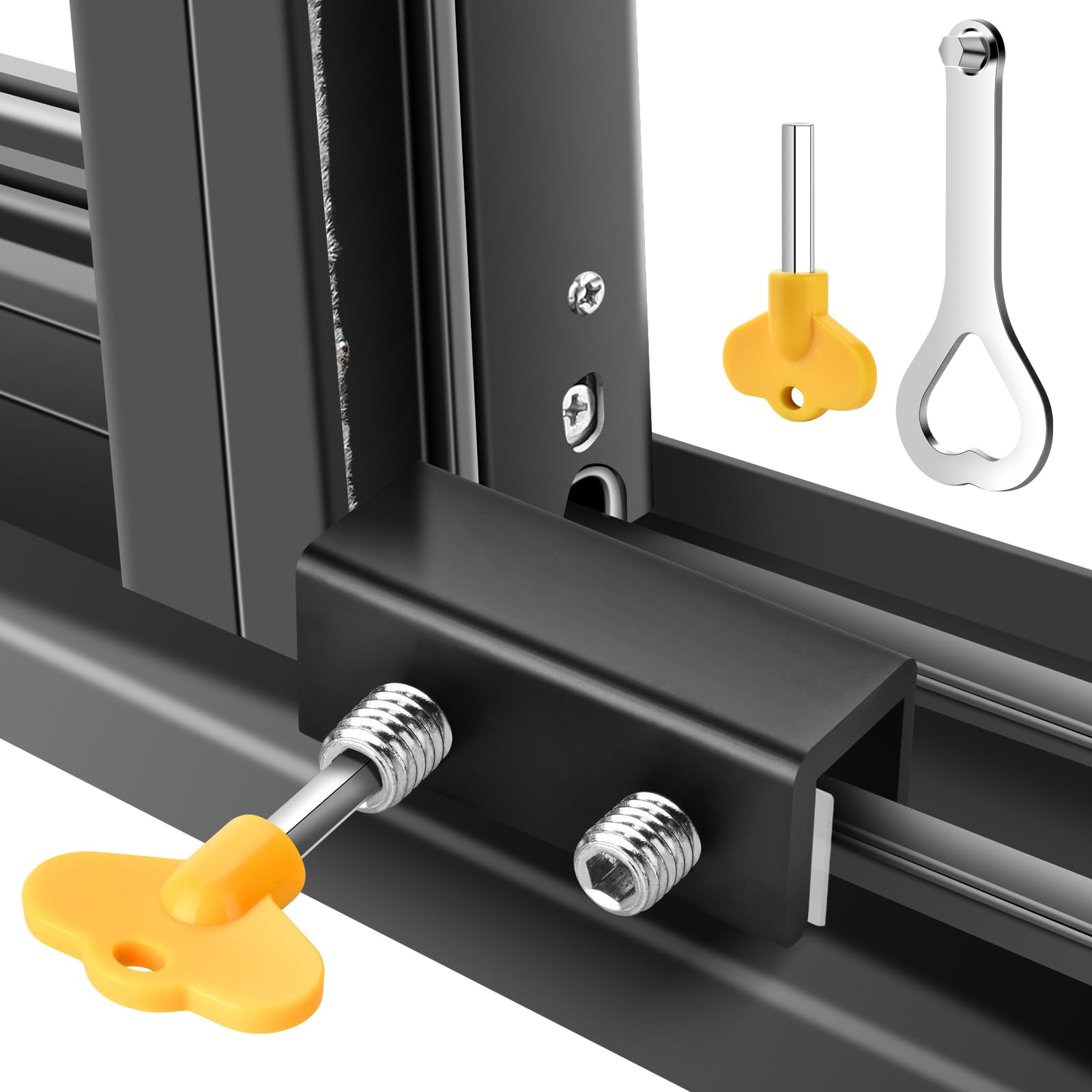 Sliding Window Locks 4 Sets, Windows Locks for Vertical and Horizontal ...